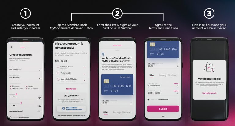 Standard Bank Student Achiever get a FREE Varsity Vibe membership!