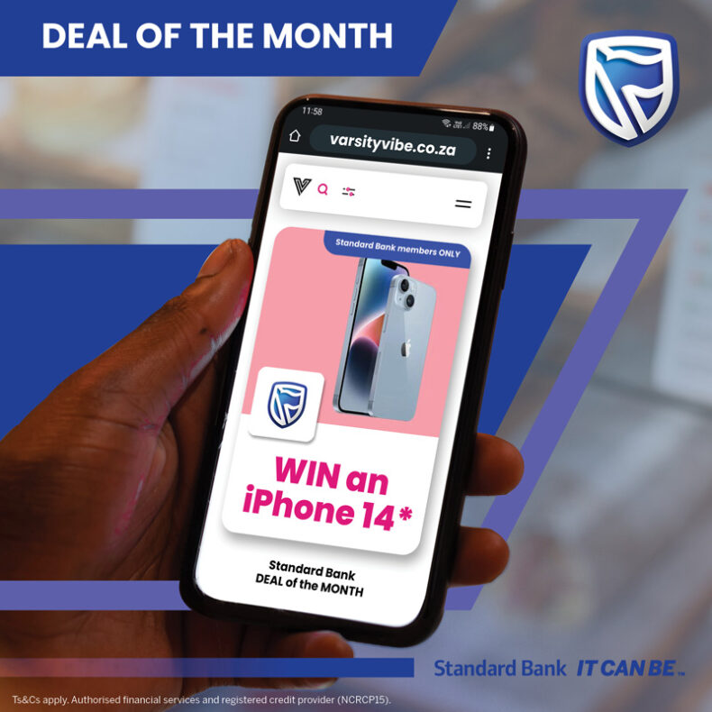WIN an iPhone 14 with Standard Bank Deal of the Month! - Varsityvibe
