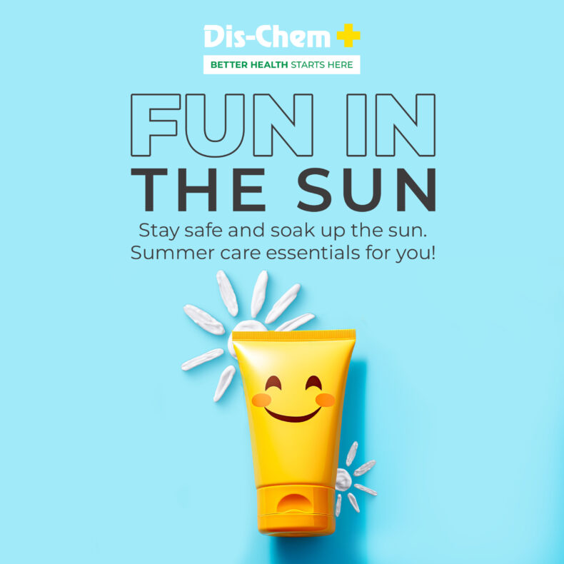 Embrace the sun with Dis-Chem's Sun Care products - Varsityvibe
