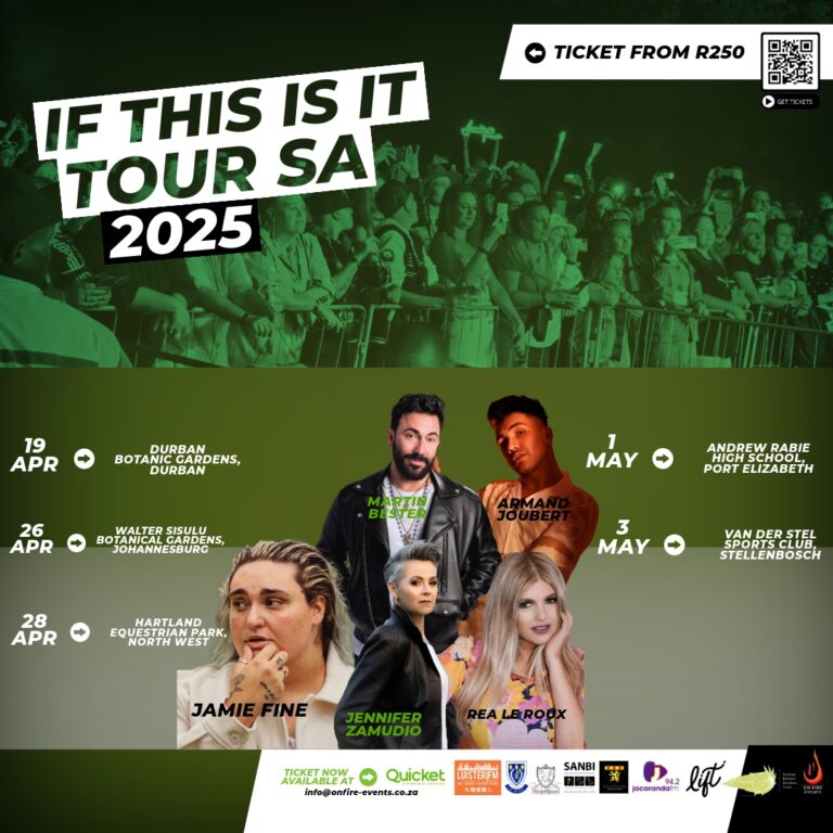 Jamie Fine live in SA - are you ready? - Varsityvibe